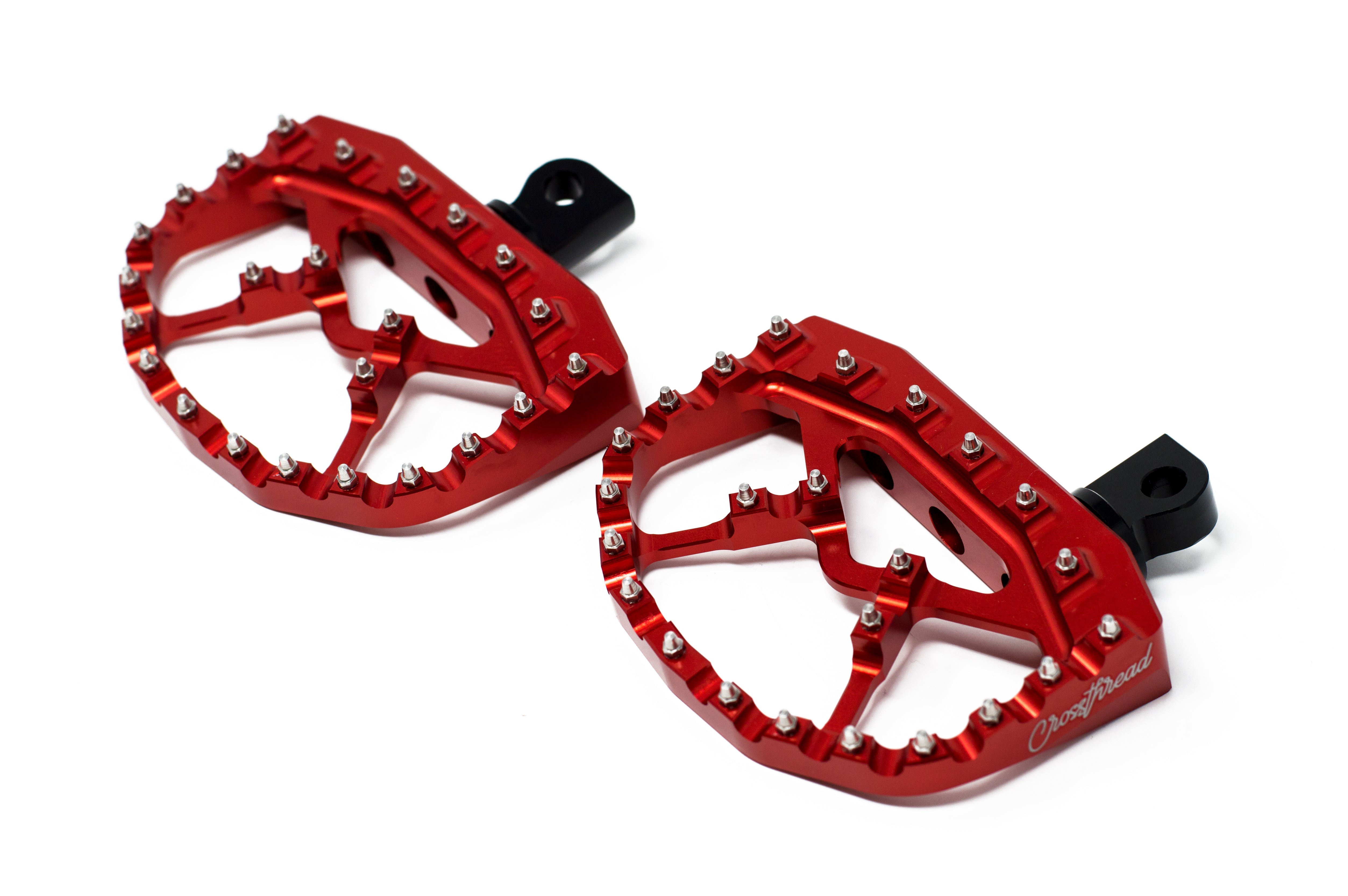 Triple Mount Mini Floorboards Red – 1903 Moto Supply
